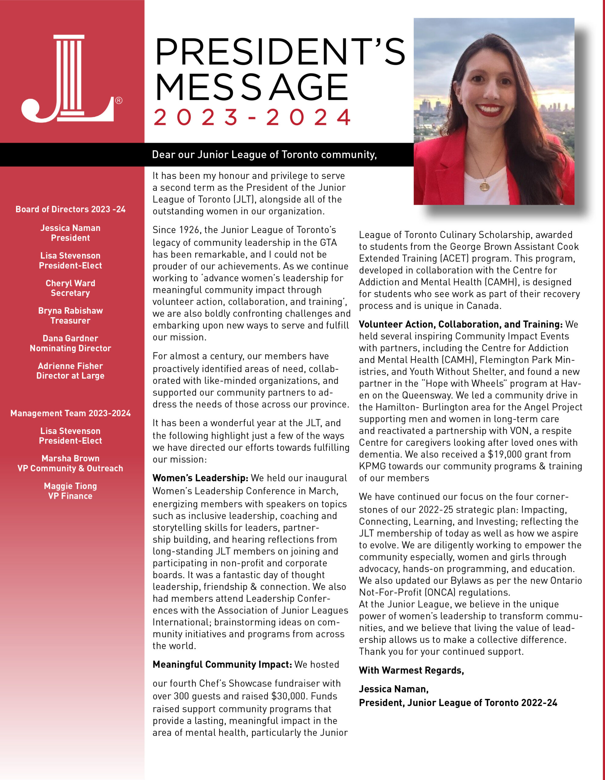 JLT Annual Report 2023-2024 - www.jlt.org